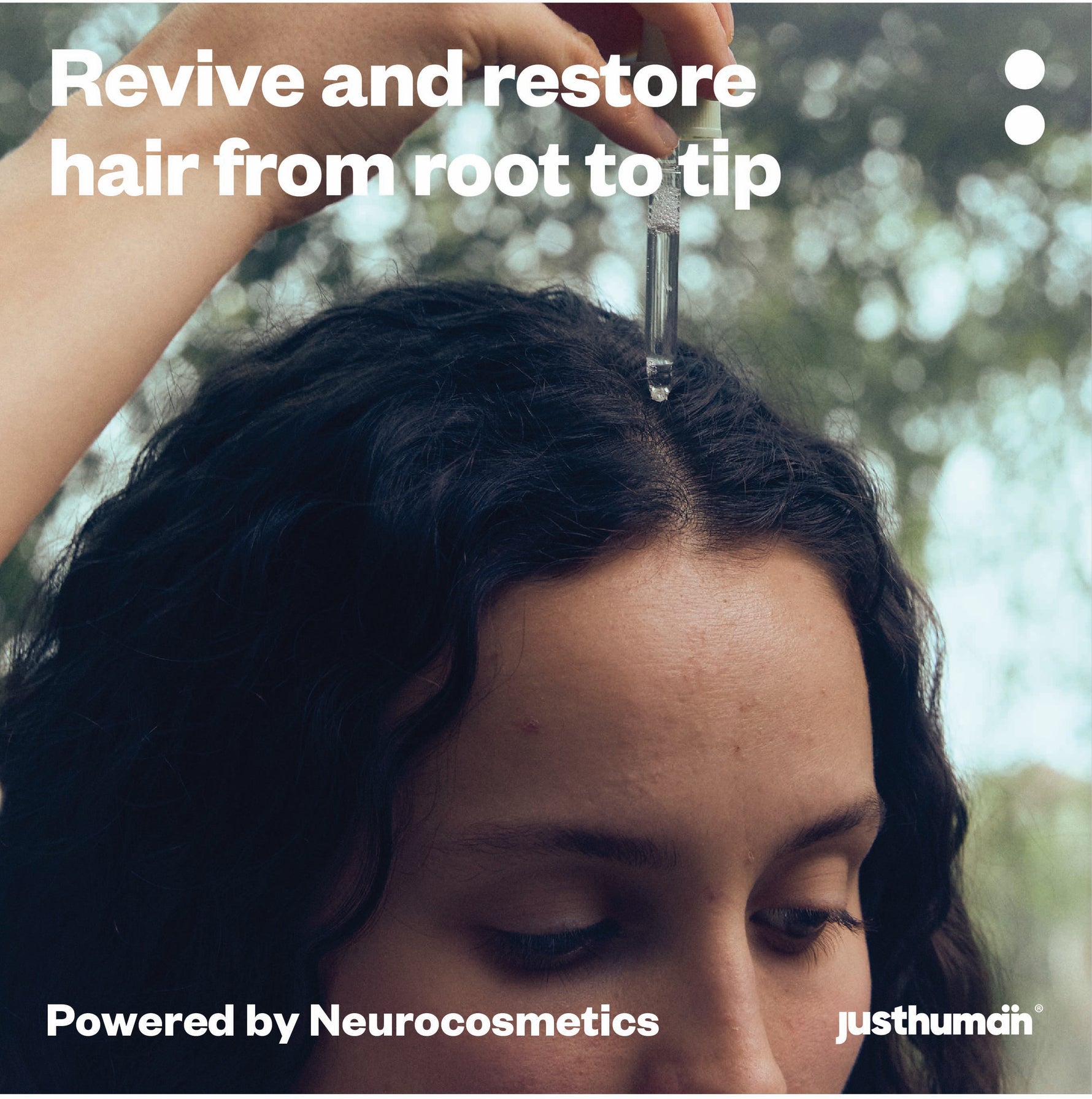 Justhuman's Burgeon Hair Growth Serum | Plant-Based Care